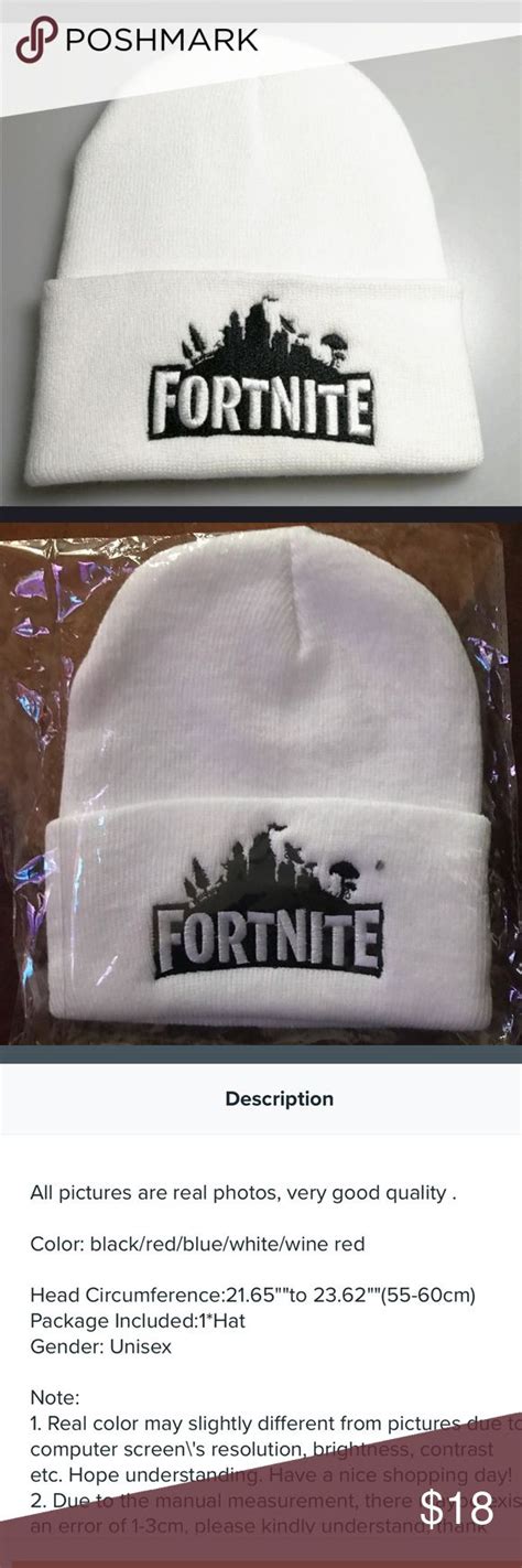 Fortnite Embroidered White Beanie Fortnite Embroidered White Beanie