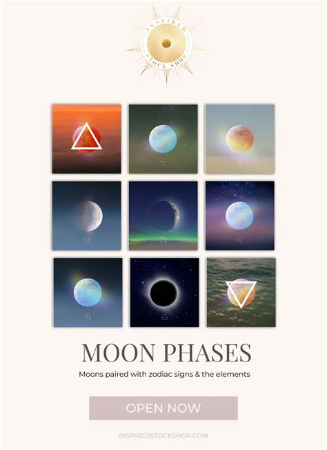 Moon Phases Inspired Stock Shop