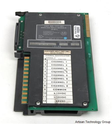 IEC Allen Bradley Bit Analog Input Module ArtisanTG