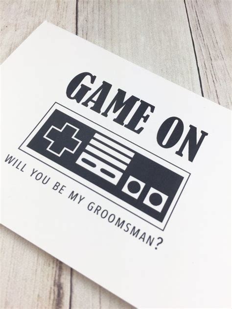 Will You Be My Groomsman Card Funny Groomsman T Best Man Etsy