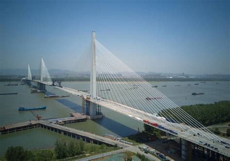南京江心洲长江大桥图册 360百科