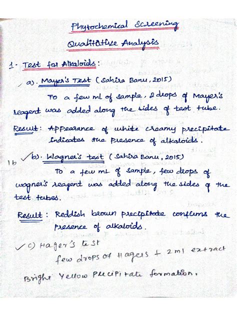 Phytochemical Test Pdf