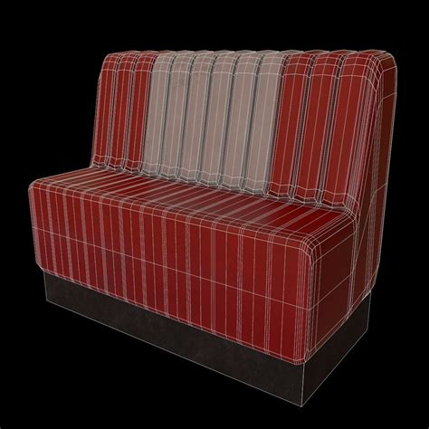 3d Diner Seating Turbosquid 1354577