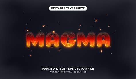 Editable Magma Fluid Text Effect Graphic By Alfaruki Design · Creative