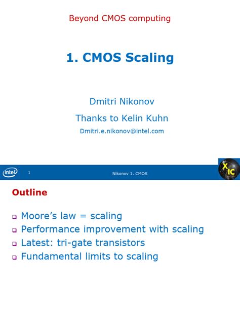 Beyond Cmos Computing Lec 1 5 Pdf Mosfet Cmos