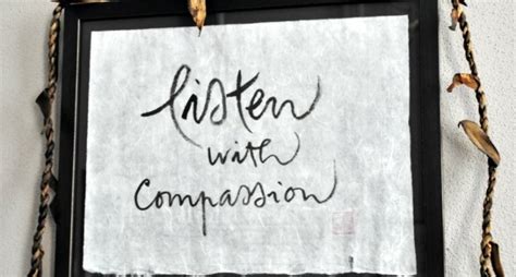 Listen Can You Hear The Compassion