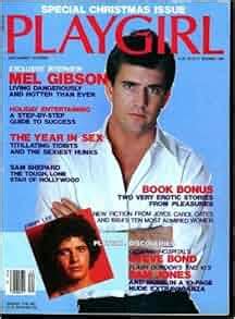 Amazon Playgirl Magazine Issue Dated December Mel Gibson