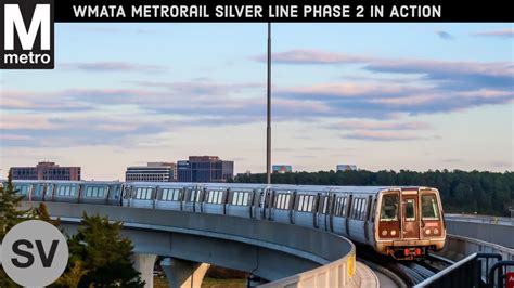 WMATA Metrorail NEW Silver Line Phase In Action YouTube