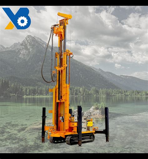 Hydraulic Rock Borehole Mounted Boring Core Dth Water Well Drilling Rig