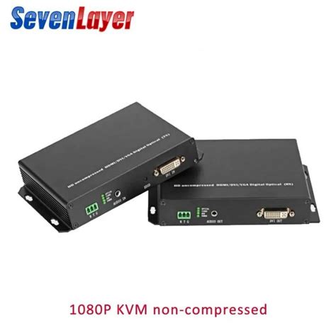 Jual Dvi To Fiber Optic Extender Transmitter Receiver Audio Rs232 Dvi Over Fiber Single Fiber