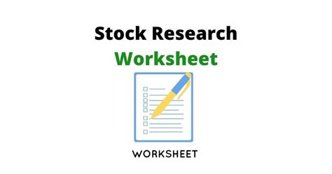Stock Spreadsheet Templates Enhance Your Investment Analysis