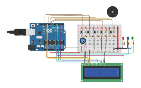 Circuit Design Proiect Cod Morse Tinkercad
