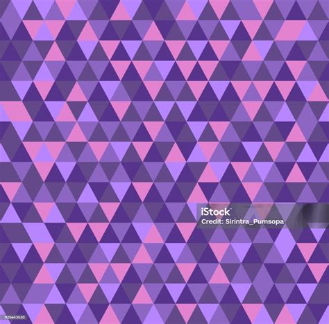 완벽 한 삼각형 패턴입니다 기하학적 추상 질감 배경입니다 보라색 보라색과 파란색 색상입니다 벡터 일러스트 레이 션 개념에 대한 스톡 벡터 아트 및 기타 이미지 Istock