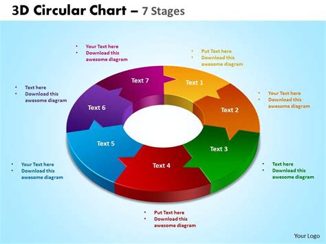 D Circular Chart Stages Powerpoint Slides And Ppt Templates Templates PowerPoint