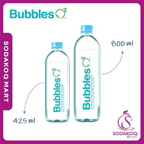 Bubbles O2 Oxygenated Mineral Water 425ml 800ml Lazada