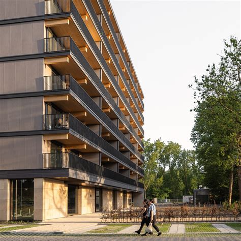 Waugh Thistleton Architects Designs Mass Timber Black And White Building