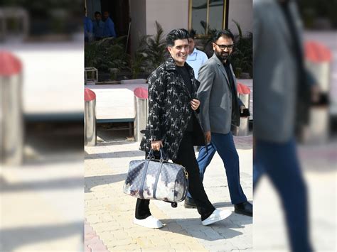 Manish Malhotra Manushi Chillar Arrive In Jamnagar For Radhika Anant