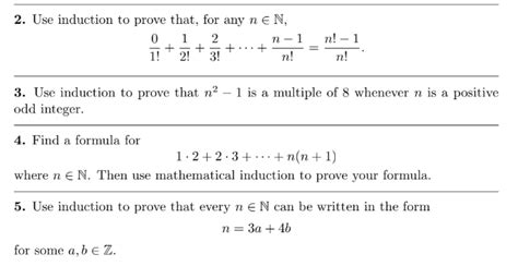 Solved Use Induction To Prove That For Any NN Chegg