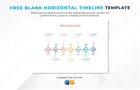 Blank Timeline Template Free And Customizable Timeline Templates