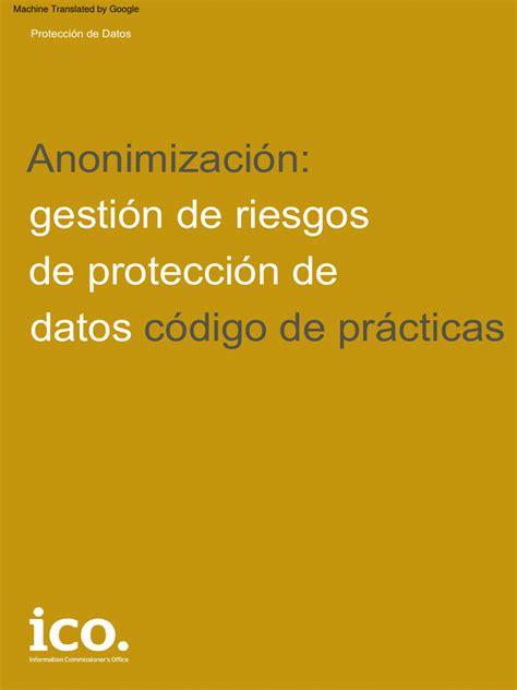 Anonymisation Code Spa Pdf Anonimato Información