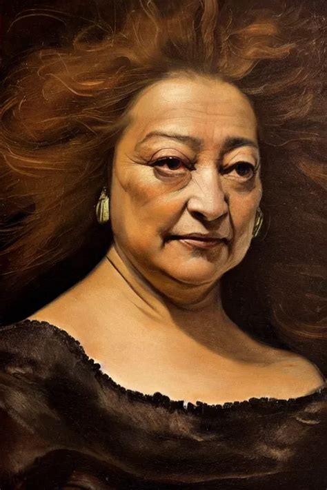 Zaha Hadid Portrait