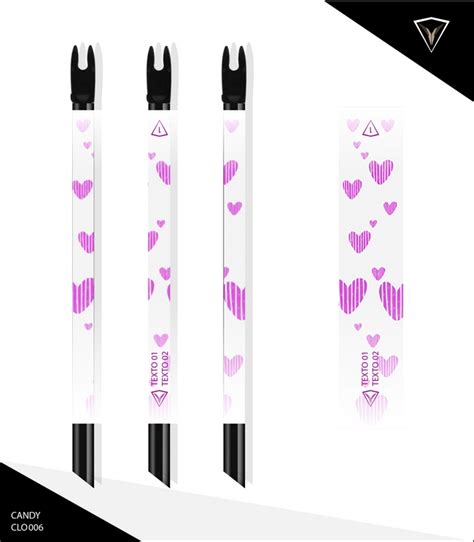 Arrow Wraps Candy Custom Arrow Wraps Para Personalizar Tus Flechas