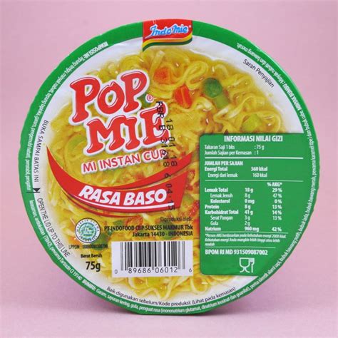 Jual Pop Mie 75 Gr Rasa Baso Kuahnya Wangi Banget Dari Indomie
