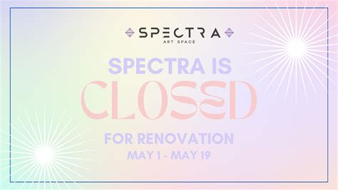 Closed For Renovation Fb Cover Spectra Art Space