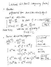 Mastering Partial Derivatives and Exact Definitions: A | Course Hero