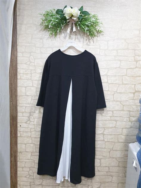 뒤플리츠 스판 원피스 헬로마켓