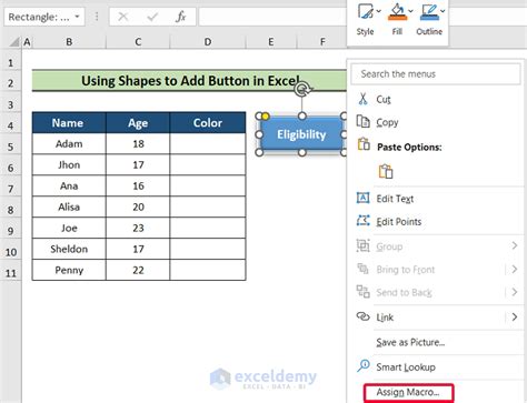 How To Add Button In Excel Handy Ways ExcelDemy How To Add Button In Excel Handy Ways ExcelDemy