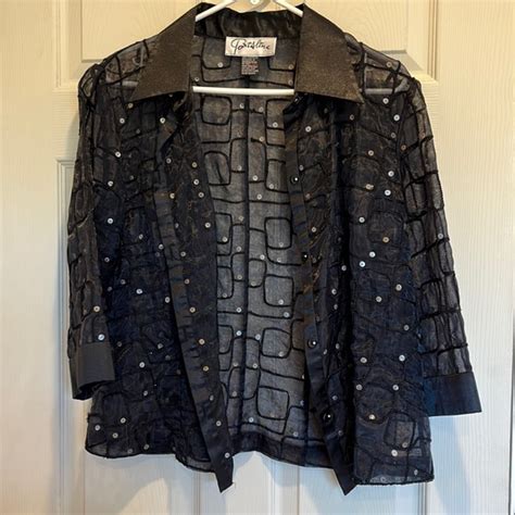 Parisline Tops Very Cute See Through For Special Occasion Top