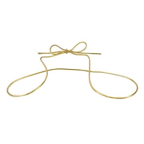 Jam Paper Elastic String Ties Gold 22 In 1000 Pack