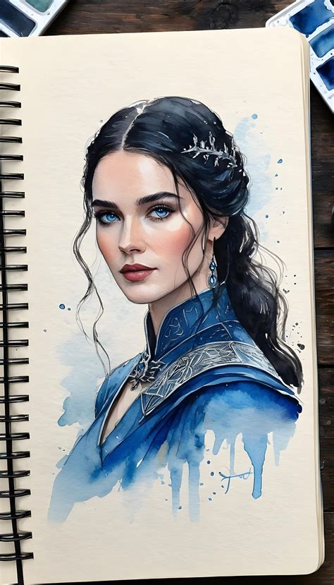 Download Ai Generated Female Drawing Royalty Free Stock Illustration