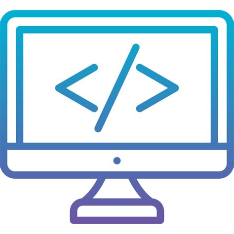 Web Development Generic Gradient Icon Web Development Generic Gradient Icon