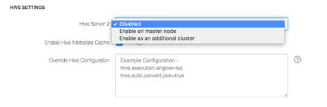 configuring multi instance hiveserver2 — qubole data service documentation