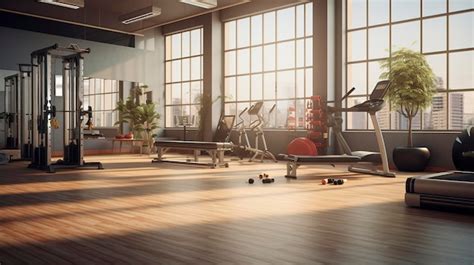Premium Photo A Photo Of A Physical Therapy Gym With Exercise Equipment