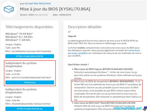 Flash Update The BIOS Of Your Intel NUC Skull Canyon NUC I KYK BIOS Tutorials InformatiWeb