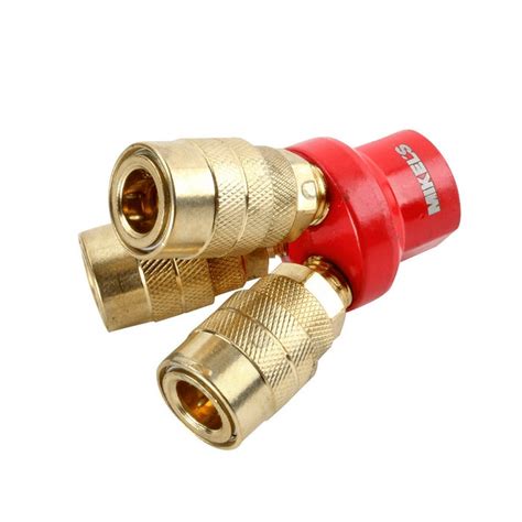 Conexión De Presión Acople Rápido 3 Salidas