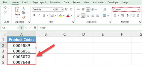 How To Add Leading Zeros In Excel 6 Easy Ways