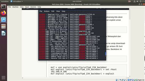 20200221 metasploit mengexploit vsftpd utk dapat shell youtube