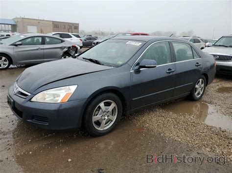 Report Jhmcn36517c001569 Honda Accord 2007 Charcoal Hybrid Engine