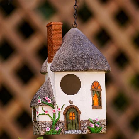 Badu Bg Декоративни висящи къщички за птици Добре изработена градинска къща за птици Декор