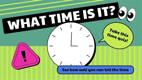What Time Is It Quiz Free PPT Google Slides Template SlidesCarnival