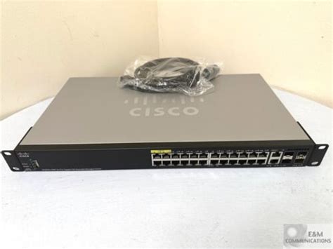 Sg350x 24mp Cisco 24 Port Poe Managed Gigabit Stackable Ethernet Switch