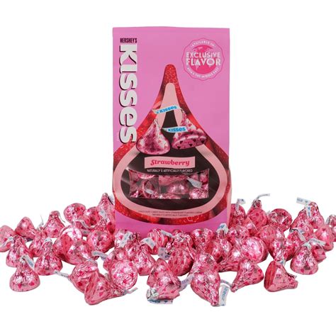 Hersheys Kisses Flavors Of The World Strawberry 10oz Pouch