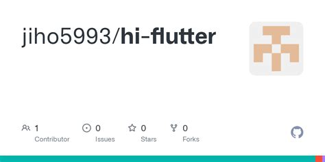 Github Jiho5993hi Flutter