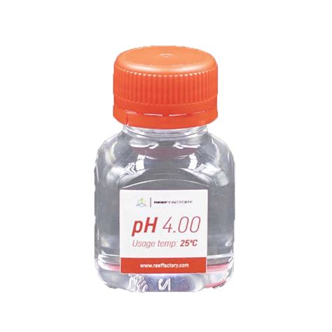 Reef Factory Ph 4 Calibration Solution 50ml Aquarium Gallery