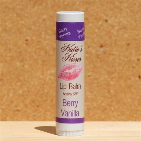 Katies Kisses Lip Balm Berry Vanilla Cloverleaf Farm