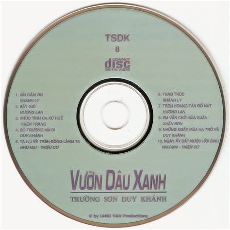 Chia Sẻ âm Nhạc Trường Sơn Duy Khánh Cd08 Vườn Dâu Xanh Nrg